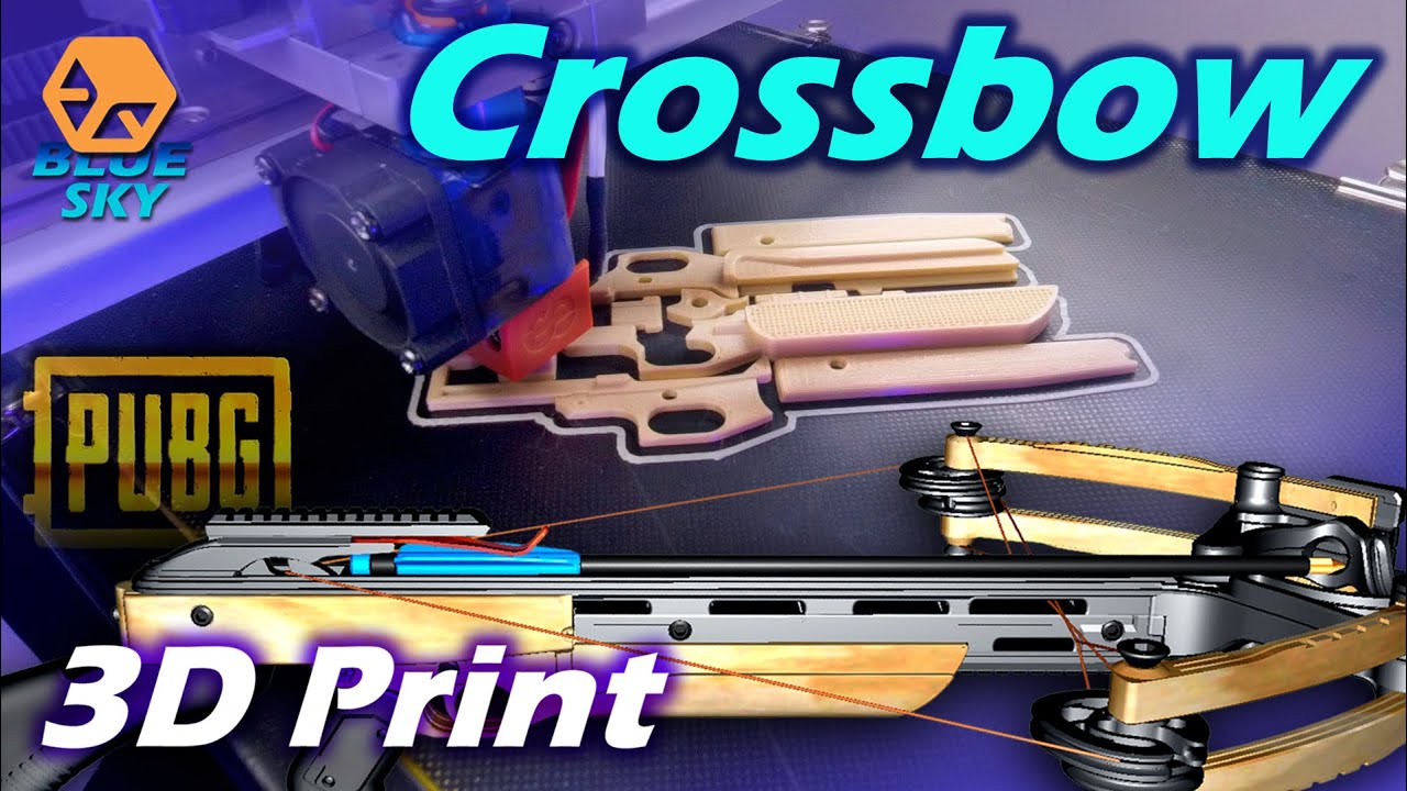 [Printing] Crossbow. 석궁 3D 프린팅 - YouTube
