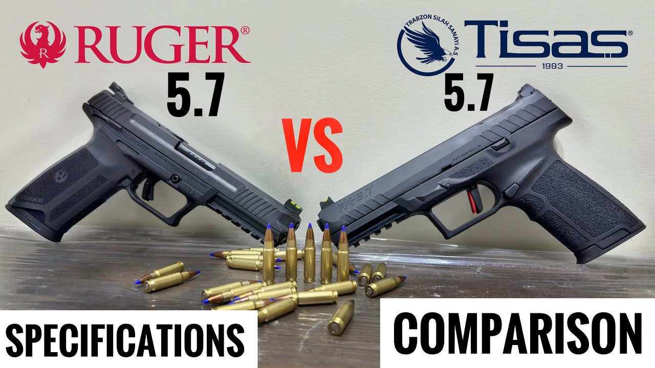 Tisas PX - 57 Vs Ruger 5.7 | Which is better ?? Comparison 5.7mm ...