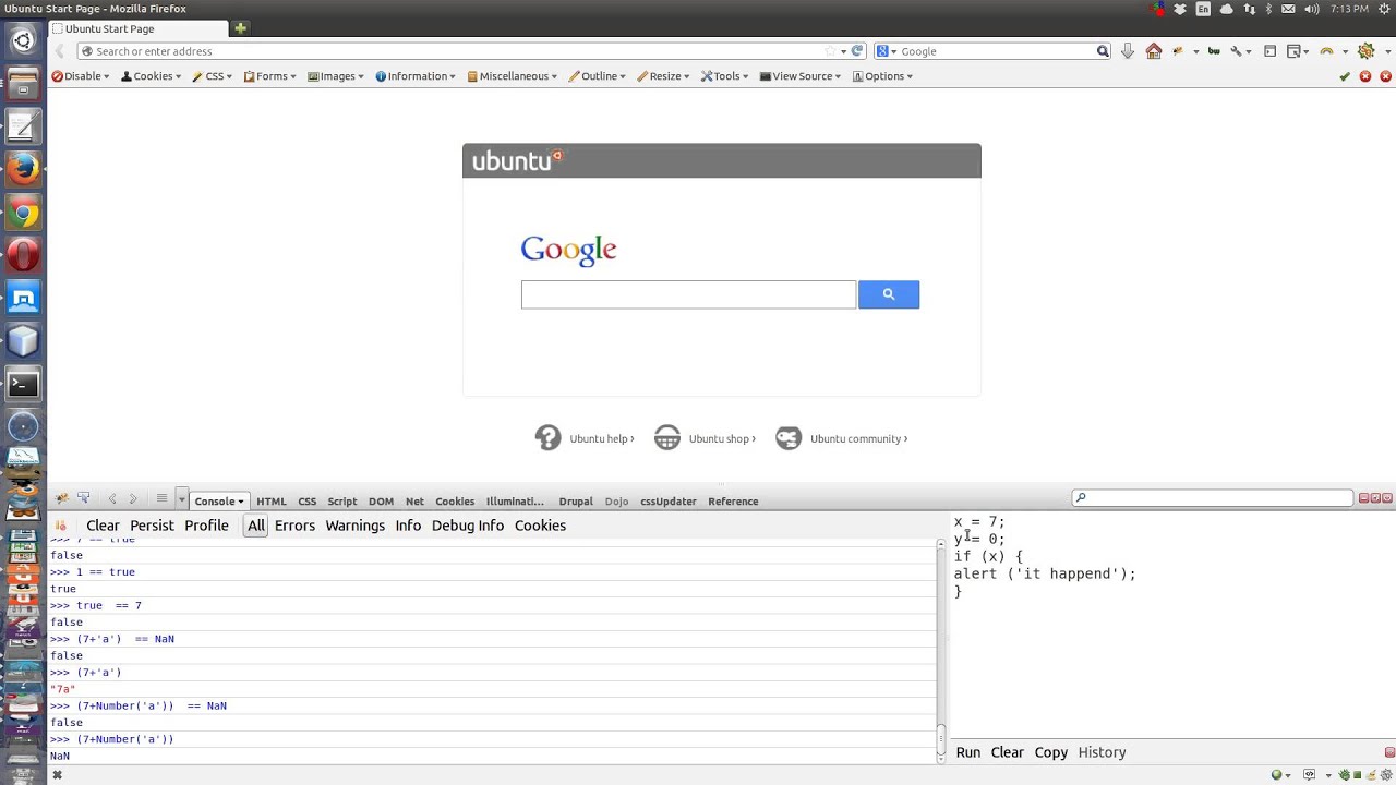 JavaScript Live Code for Conditionals Logicals and Loops - YouTube