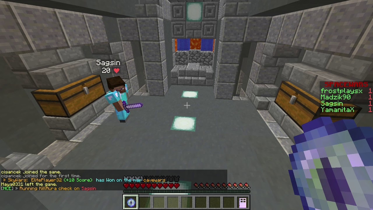 Hacker#288 [ SkyWars ] ExtremeCraft [ Sagsin ] [ Kill aura ] - YouTube