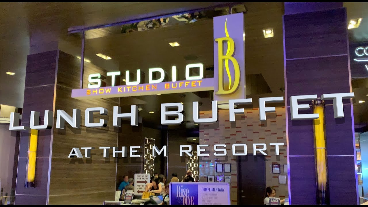 Studio B Buffet Lunch at the M Resort - YouTube