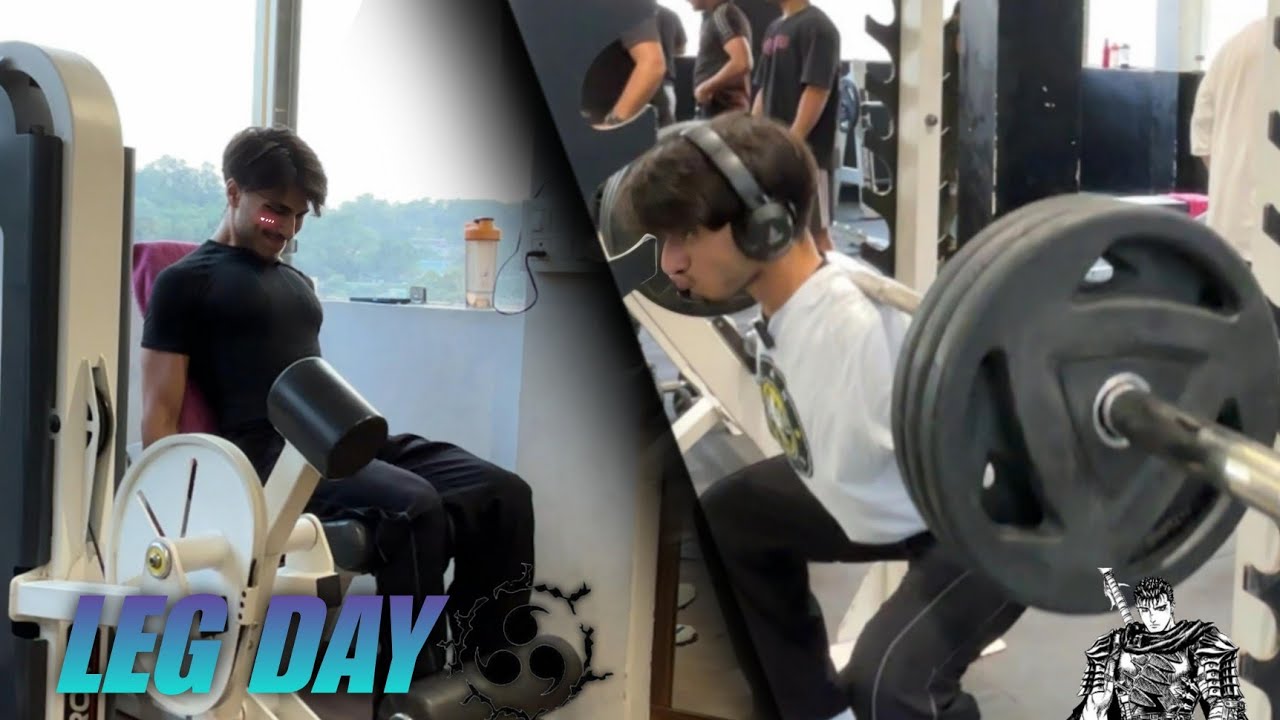 Leg day🪽 - YouTube