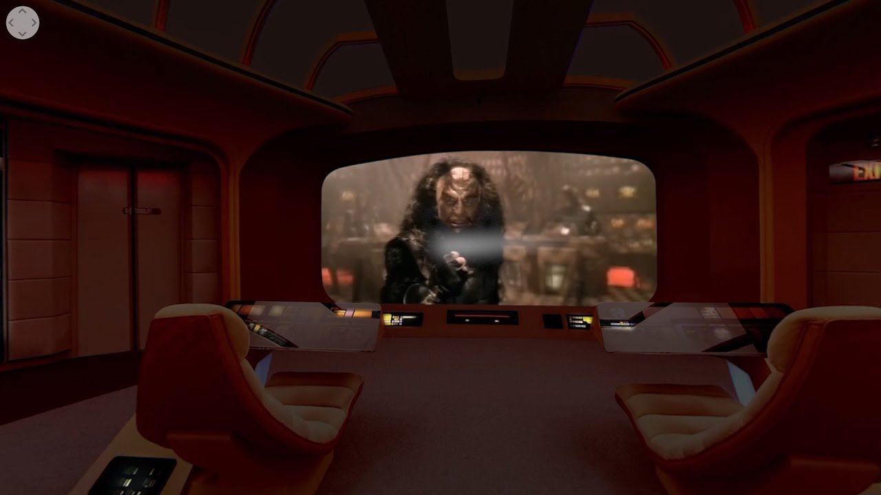 Star Trek The Experience Klingon Encounter - YouTube