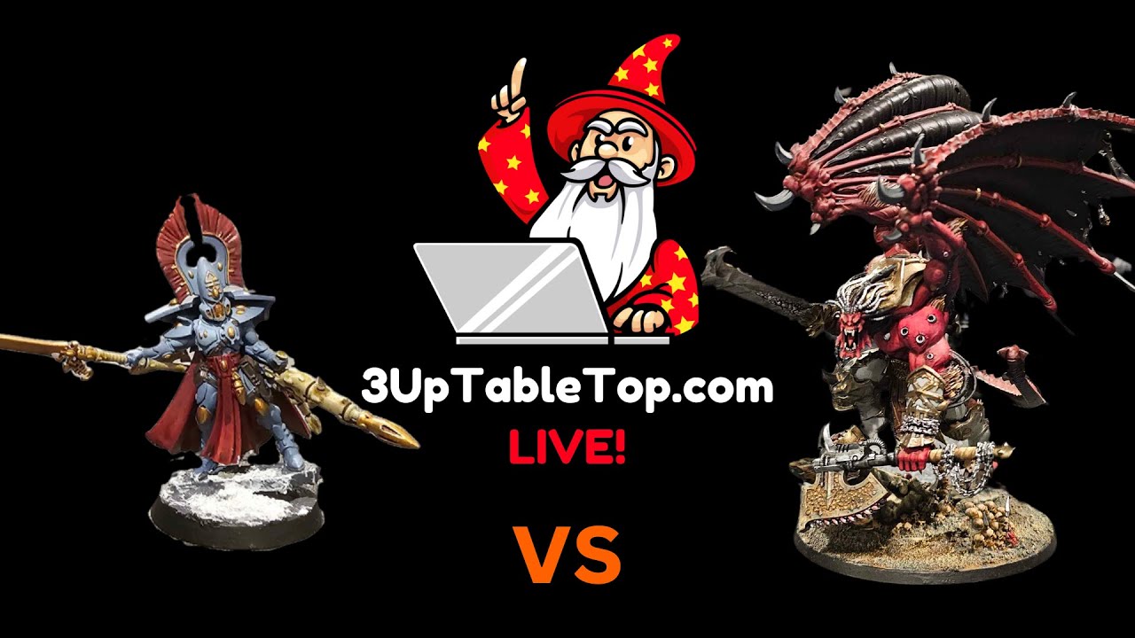 Aledari VS World Eaters Warhammer 40K Battle Report - YouTube