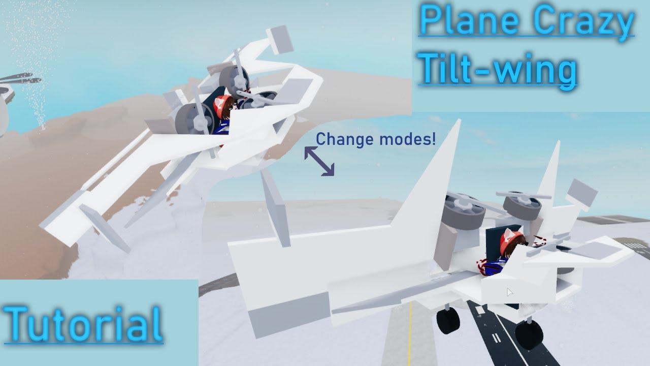 Plane Crazy | Small tilt-wing Tutorial【Roblox】 - YouTube