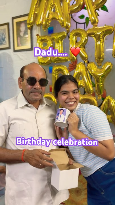 Dada ka birthday celebration!! after a long whole family came together 💓 #family #grandparents ...
