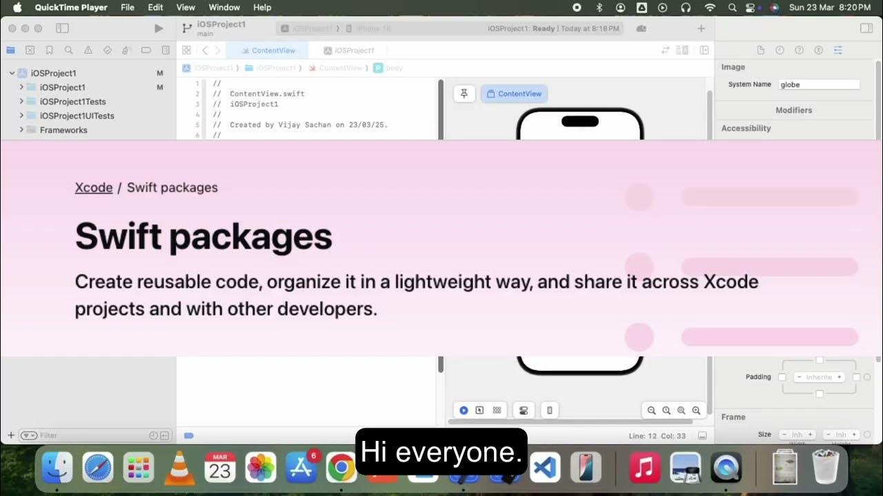 How to create a Swift Package and add it to an existing or new Xcode project #ios # ...