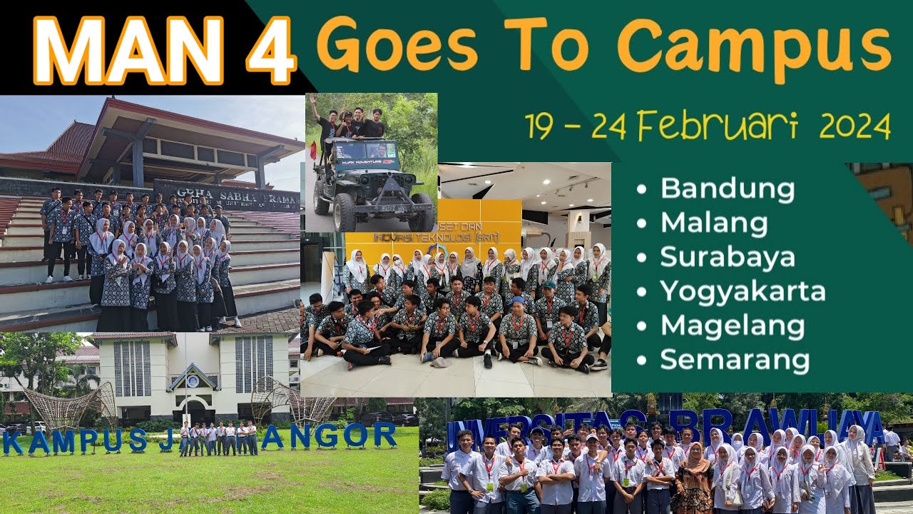 MAN 4 JAKARTA GOES TO CAMPUS 2024 - YouTube