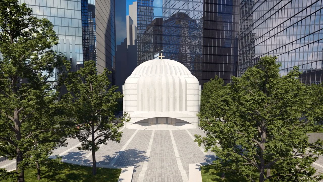 Calatrava's Design for Ground Zero Church - YouTube