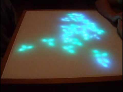 The TableTalk project interactive table with arduino - YouTube