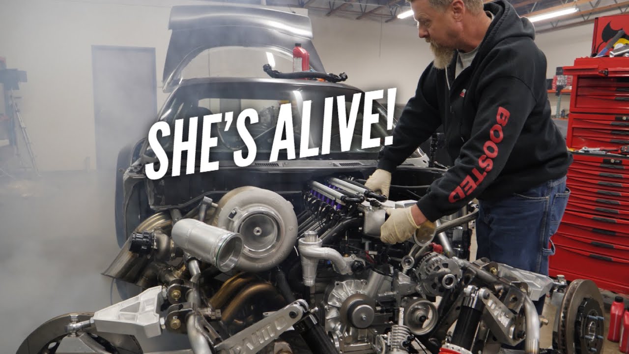 The 4 Rotor FIRES up first try! Power Steering and Brakes - YouTube