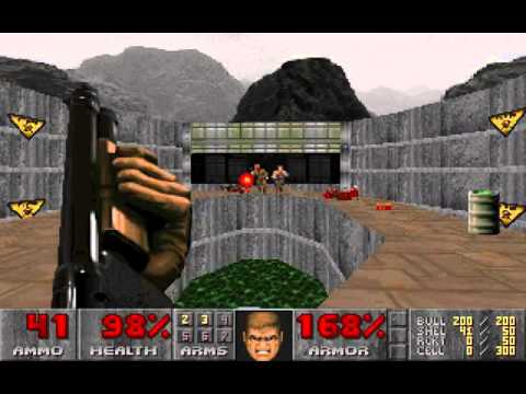DOSBOX DOOM E1M3 둠 1-3 (General Midi) - YouTube