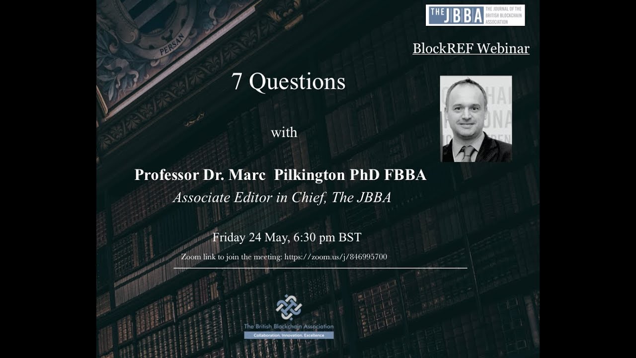 BlockREF Webinar: 7 Questions with Marc Pilkington - YouTube
