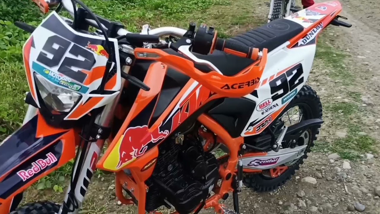 RUSI kry200/KTM decals - YouTube