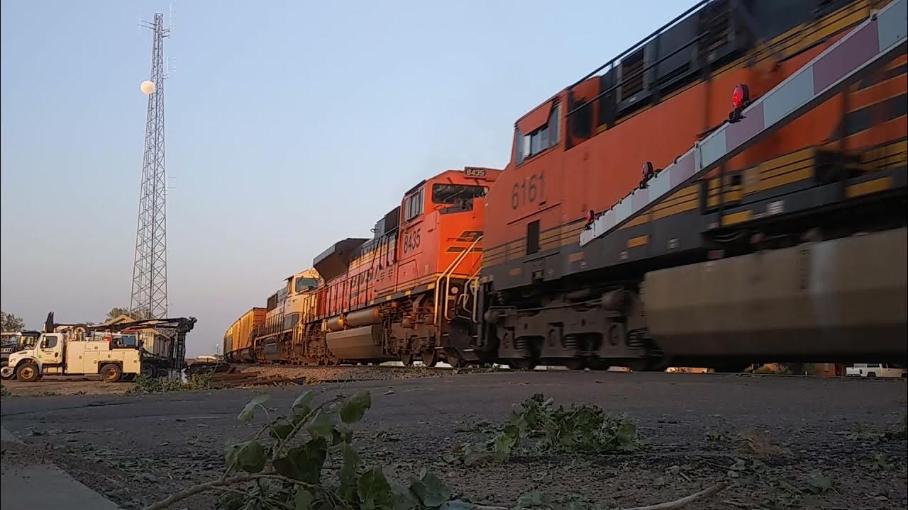 MASSIVE BNSF COAL TRAIN WITH MID DPUs - YouTube