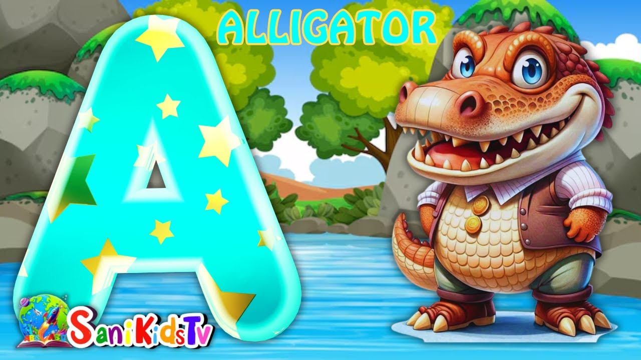 ABC phonics Song | A For Alligator | Alphabet Song | ABC Song, Nursery ...