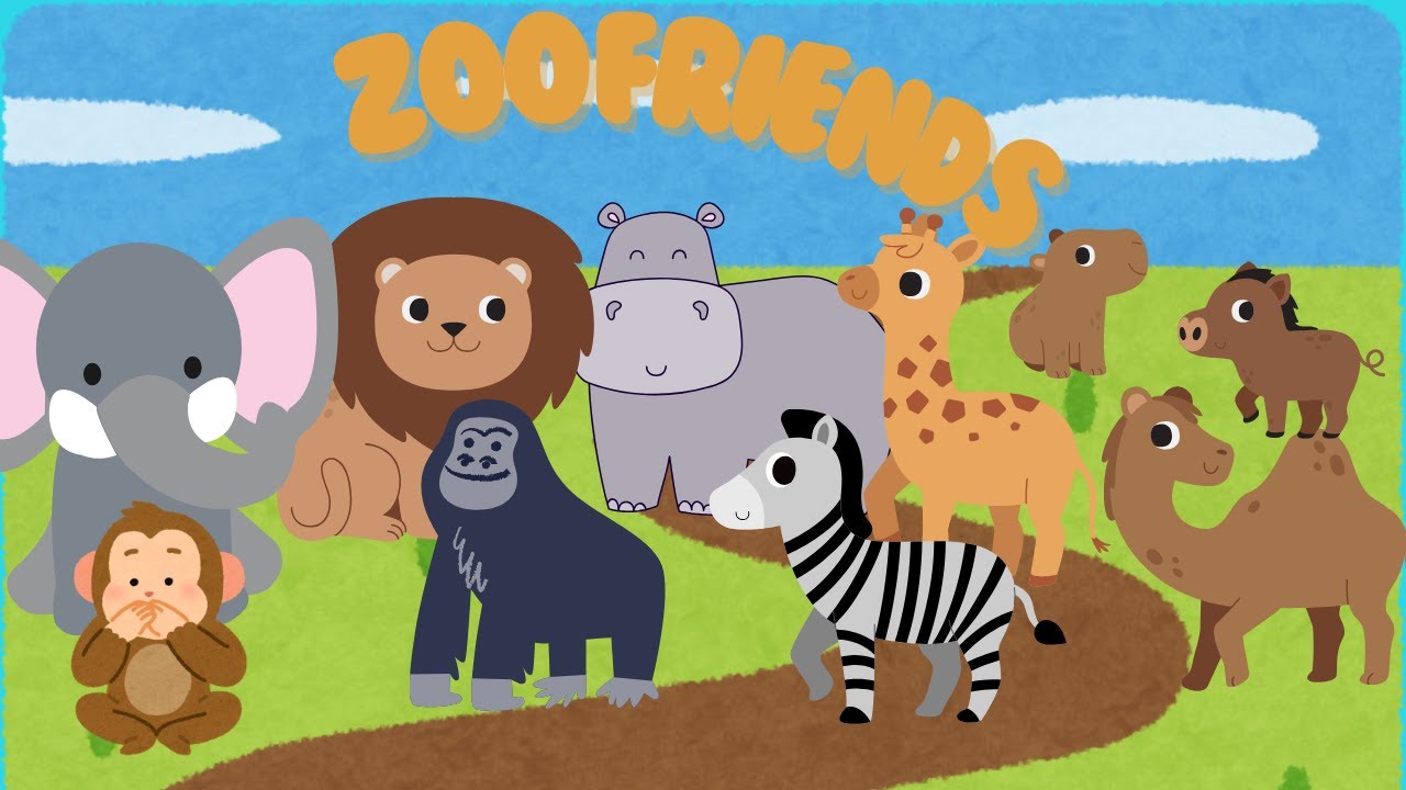 MEET THE ZOO FRIENDS - Fun Learning Activities - YouTube