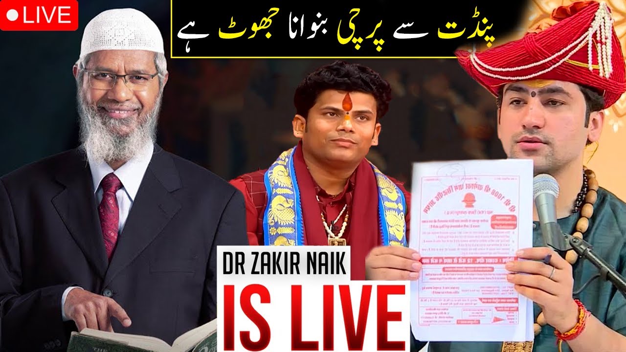 Live 🔴 Parchi Wala Pandit and Dr Zakir Naik 2024 - YouTube