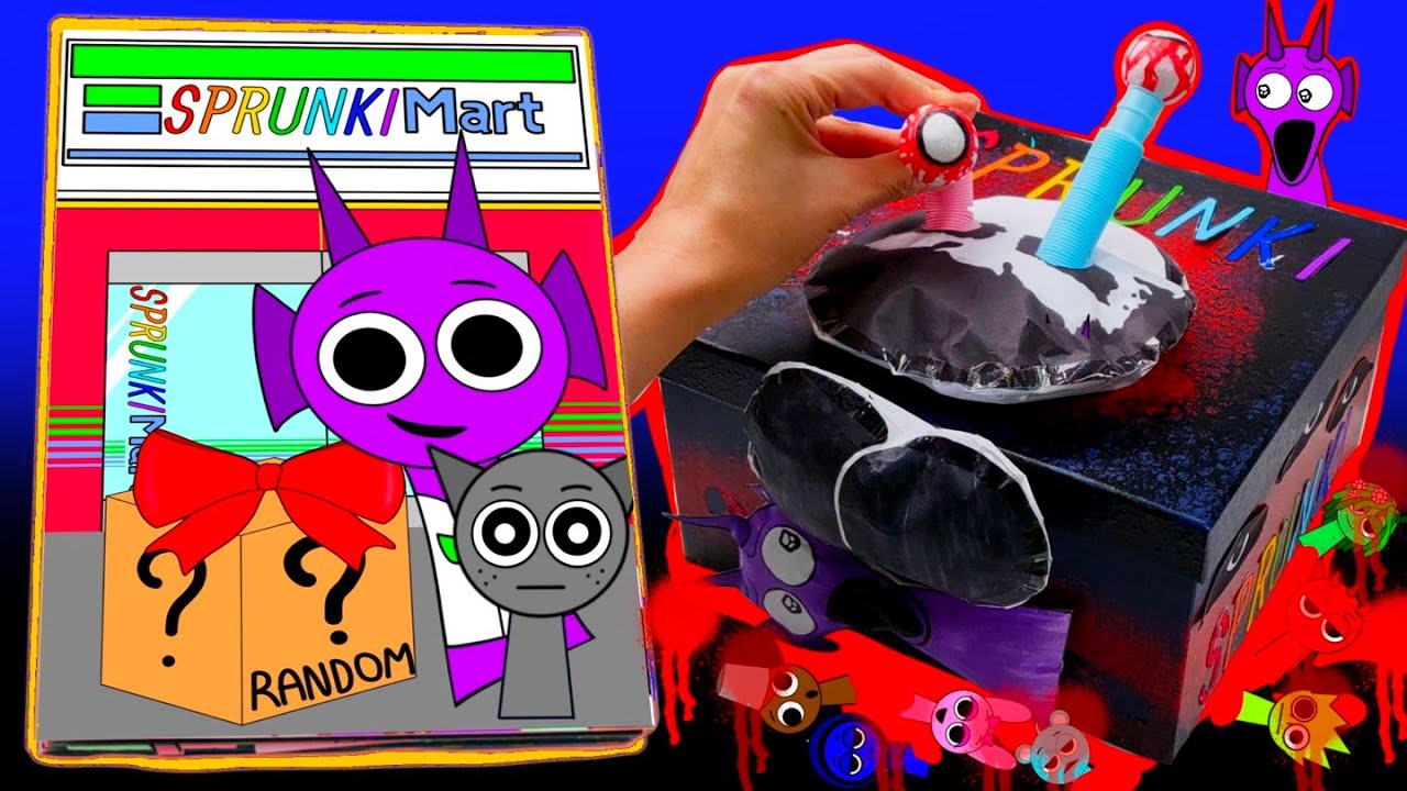 ★DIY 🎯INCREDIBOX SPRUNKI CONVENIENCE STORE GAMEBOOK+SPRUNKI MYSTERYBOX ...