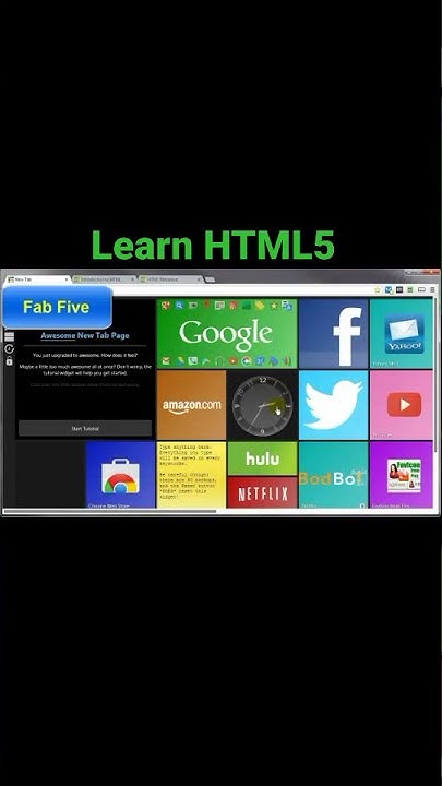 LEARN HTML5 - YouTube