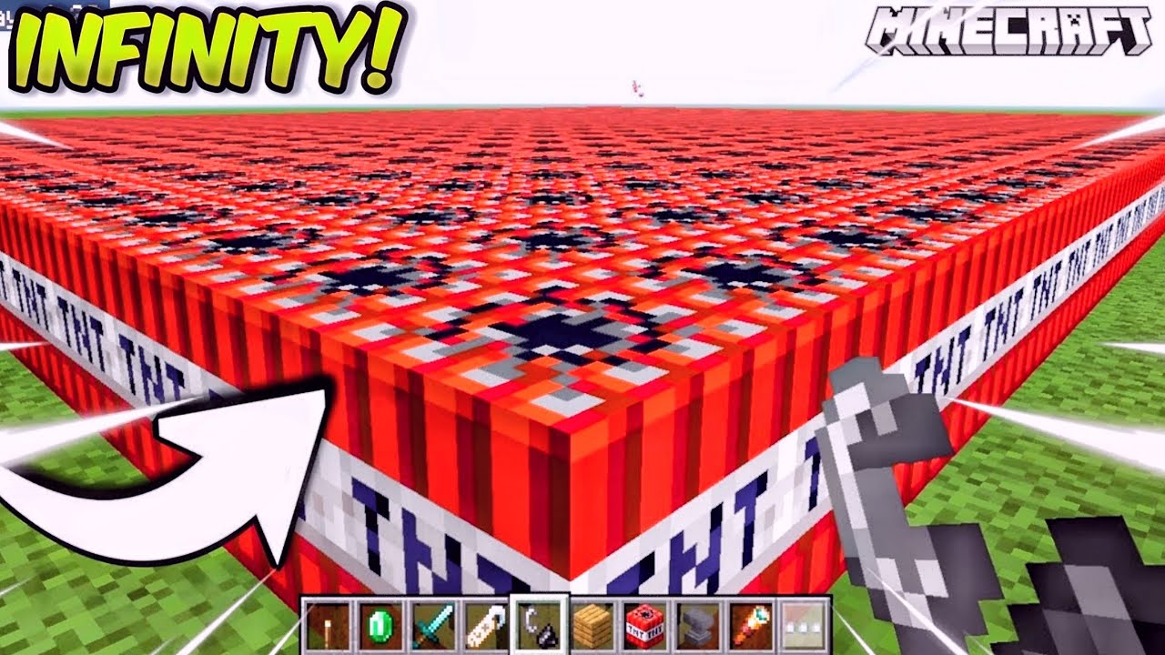 Word's INFINITY TNT In Minecraft World | Destroyed My Minecraft World ...