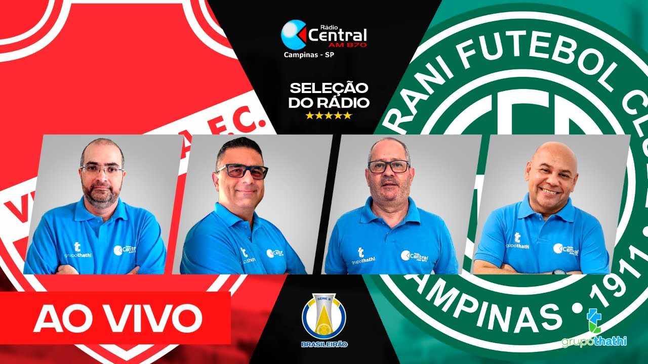 Vila Nova X Guarani Ao Vivo Anderson Rodrigues Youtube