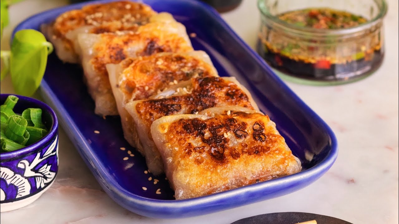 Crispy Rice Paper Rolls with cottage cheese/paneer - YouTube