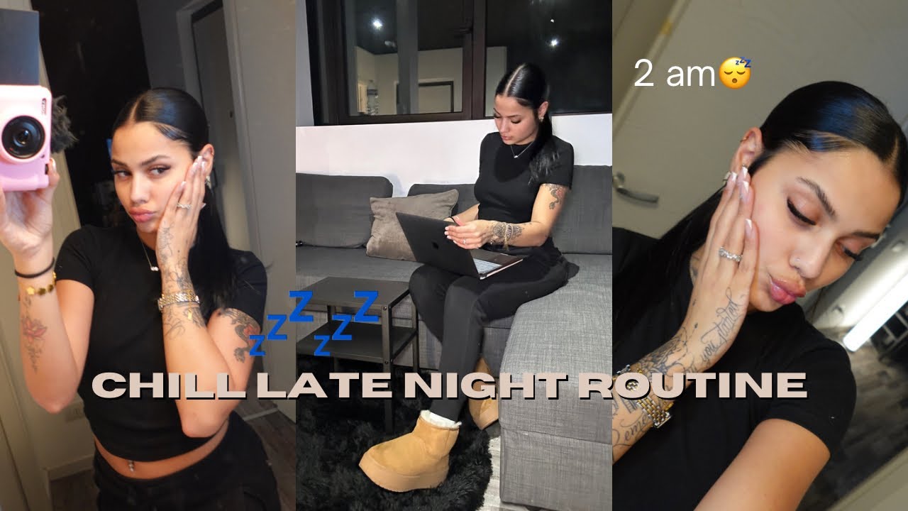 Night Time Routine💤| late productive night routine - YouTube