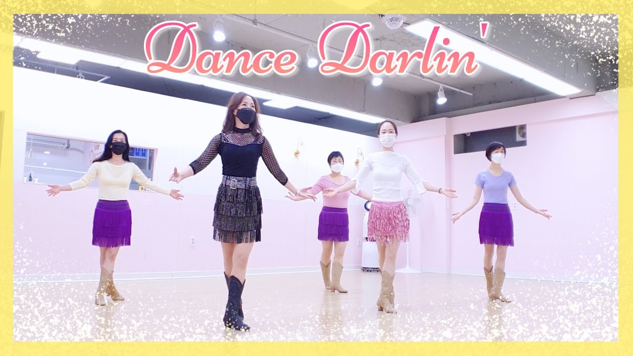 Dance Darlin' - Line Dance(Beginner / Improver) | 댄스달링 라인댄스 | 퀸즈라인댄스 ...