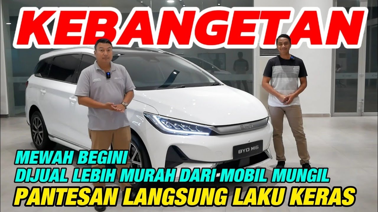 BYD Mengamuk, Mobil Listrik 3 Baris Dijual Murah - YouTube