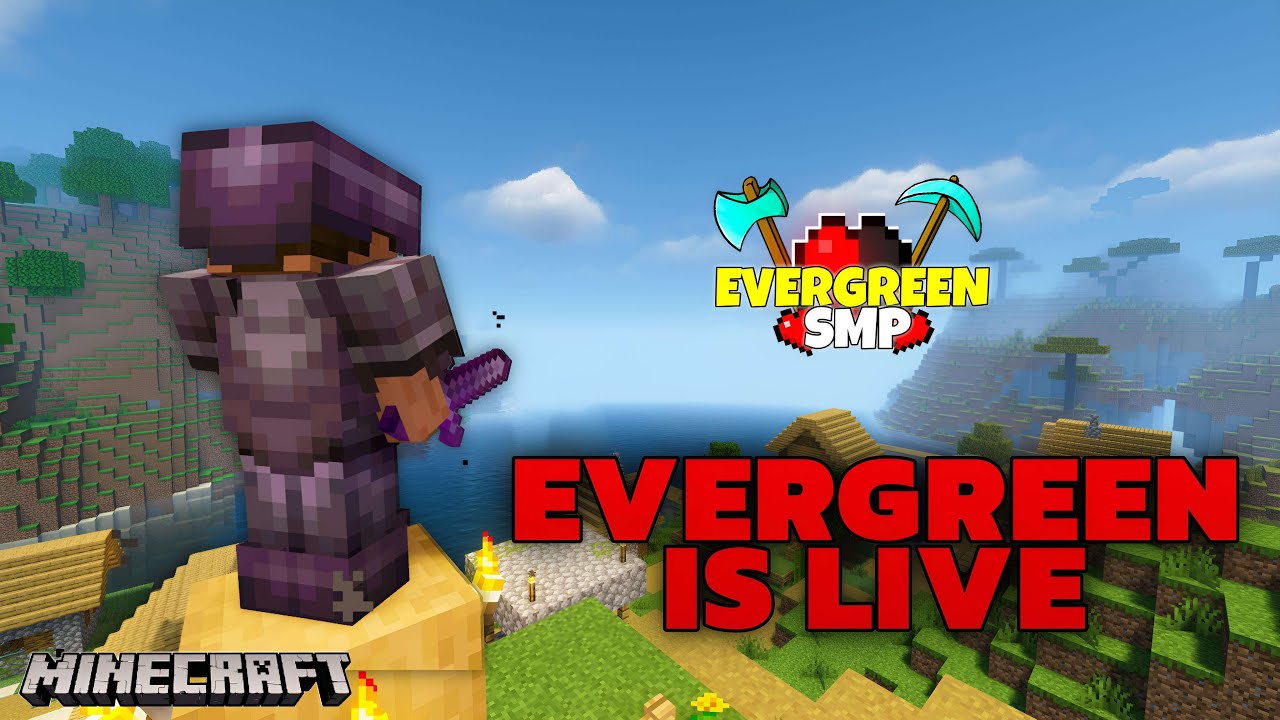 minecraft live playing our evergreen smp | Minecraft live # ...