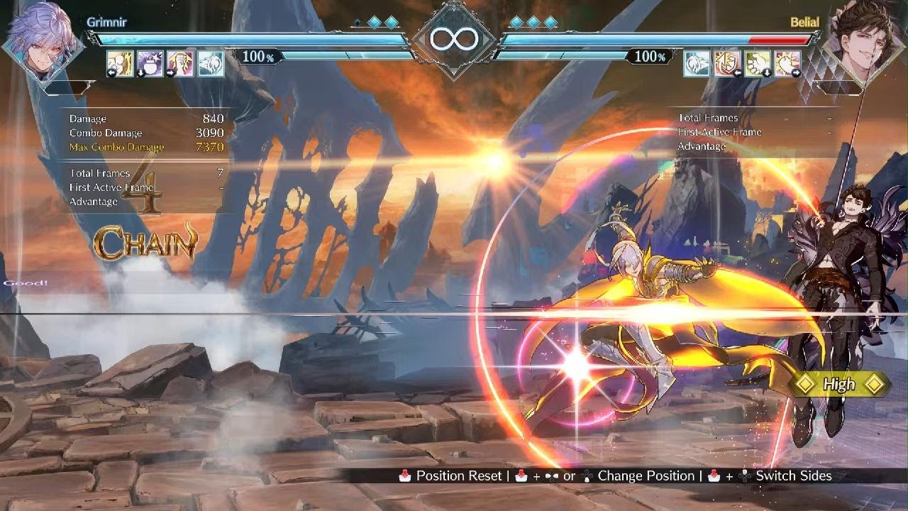 Granblue Fantasy Versus: Rising Grimnir fuzzy sequence - YouTube