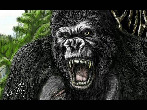 KING KONG DRAWING- KING KONG ÇİZİMİ