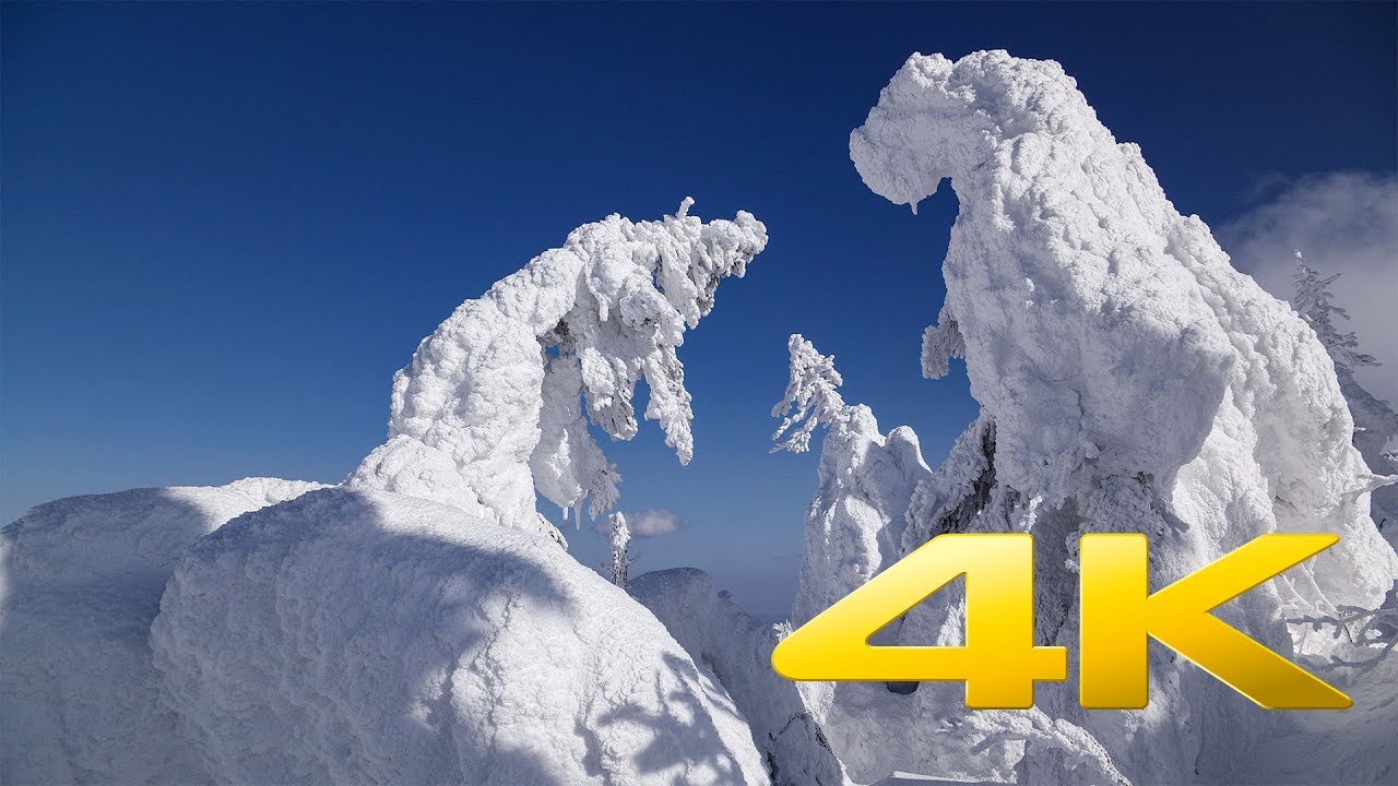 Zao Snow Monsters - Yamagata - 蔵王の樹氷 - 4K Ultra HD - YouTube