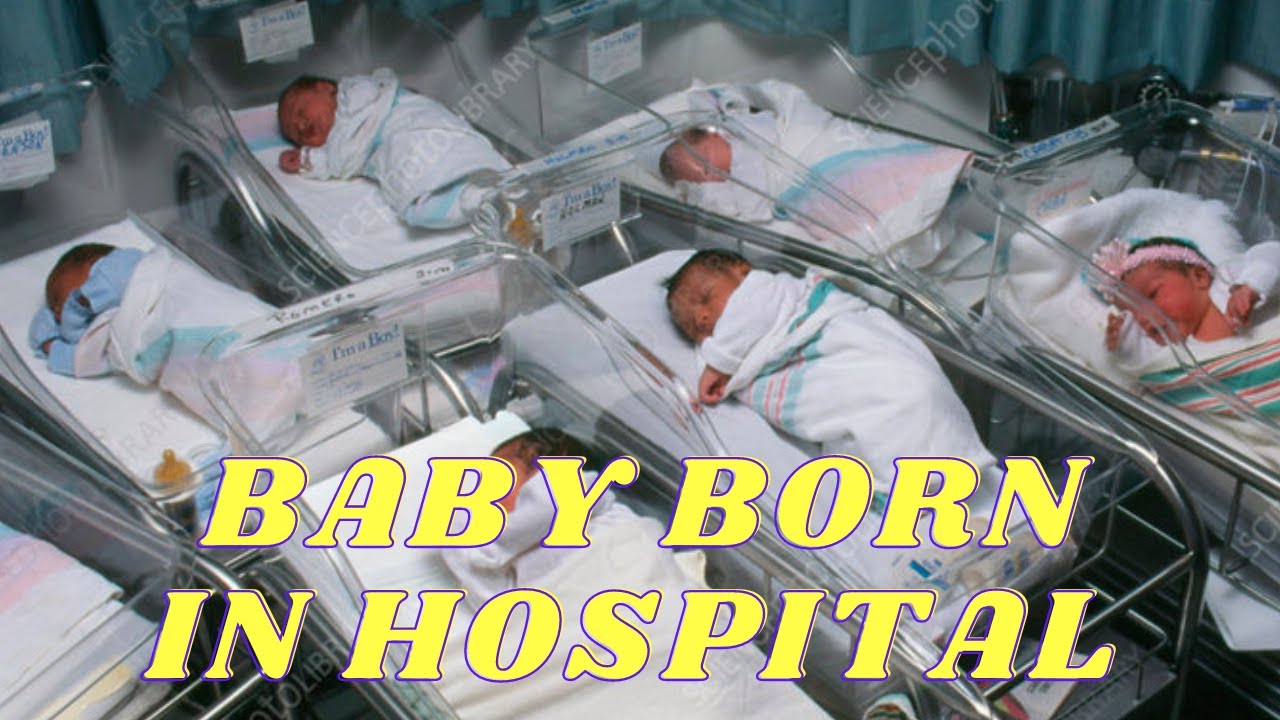 New baby born in hospital - YouTube