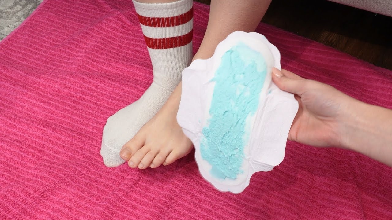 Apply IT to pad and stick it to your FOOT - YouTube