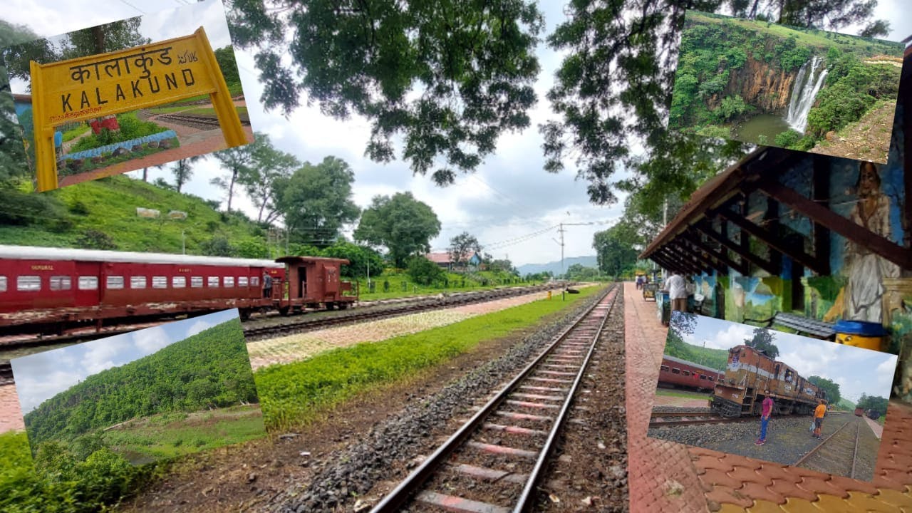 Train ki Sawari Patalpani to Kalakund Track | Morning ride | Rainy ...