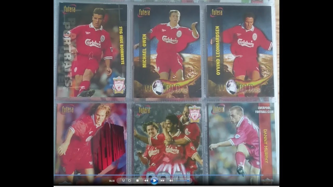 FC Liverpool football cards - YouTube