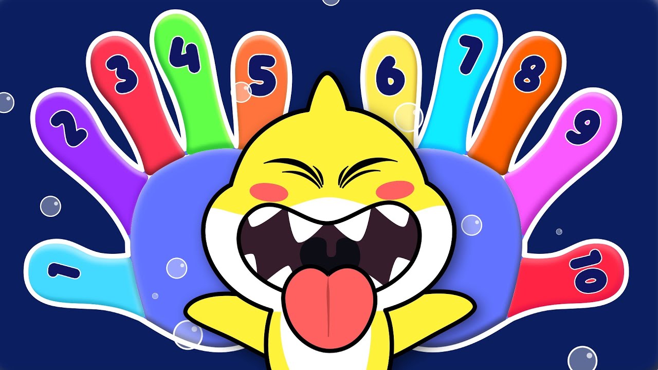 Let's Count Numbers from 1 to 10 with Baby Shark - Learning Number ...