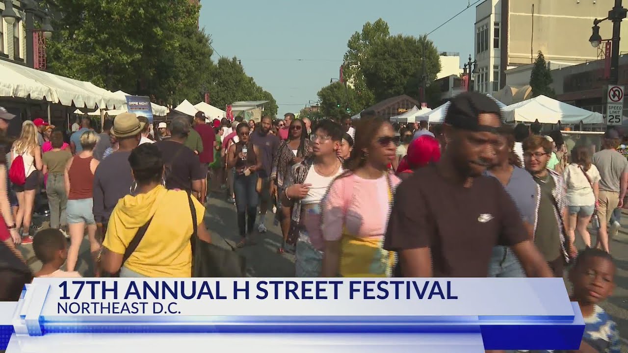 17th annual H Street Festival draws thousands - YouTube