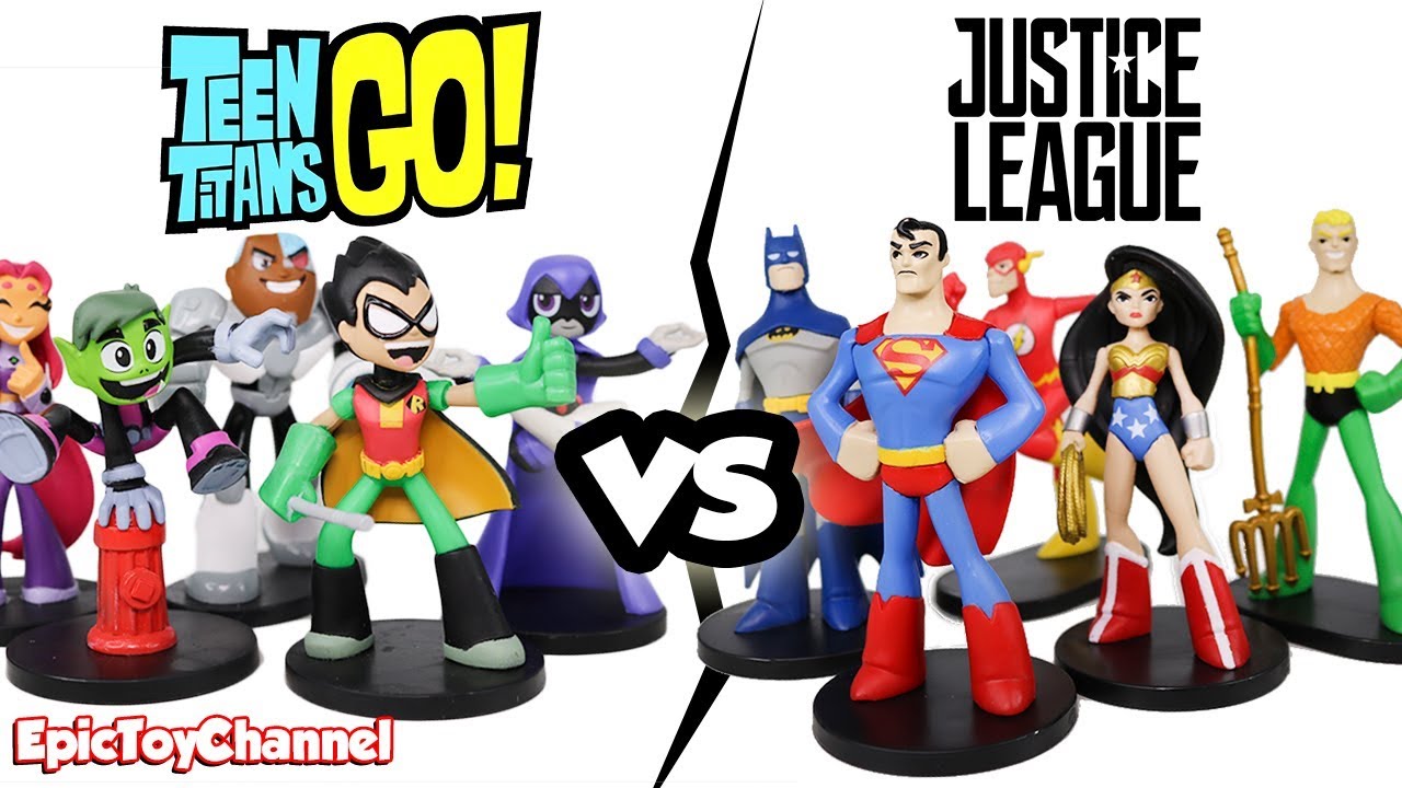 TEEN TITANS GO! vs Justice League Hero World by Funko a Teen Titans Go ...
