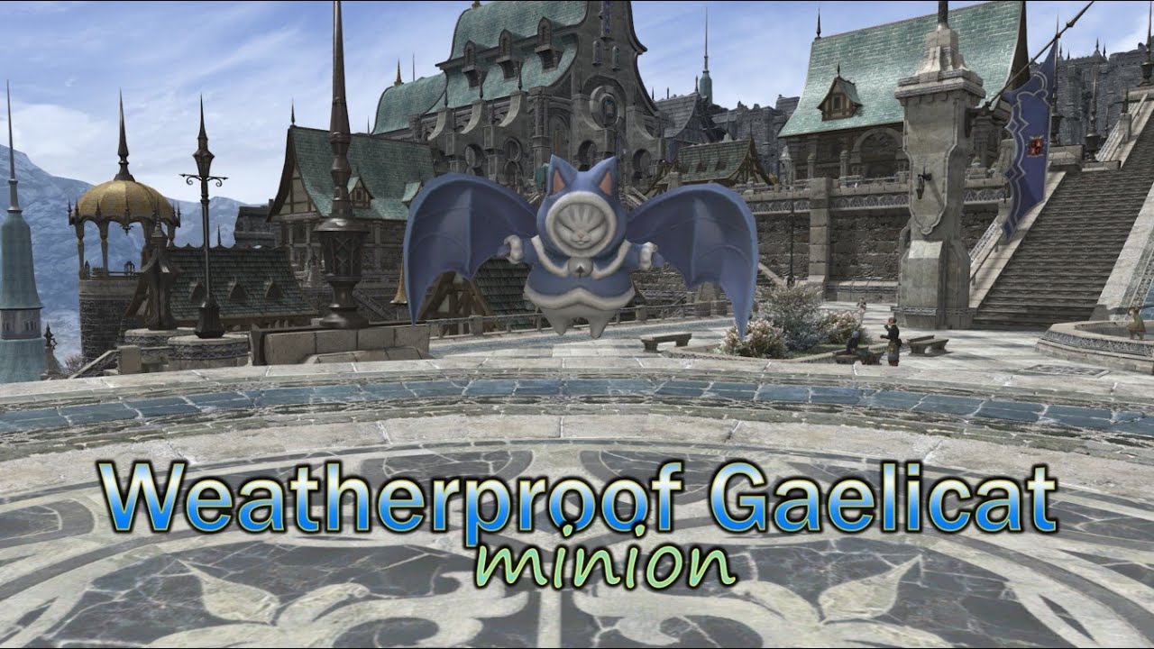 FFXIV: Weatherproof Gaelicat Minion - YouTube