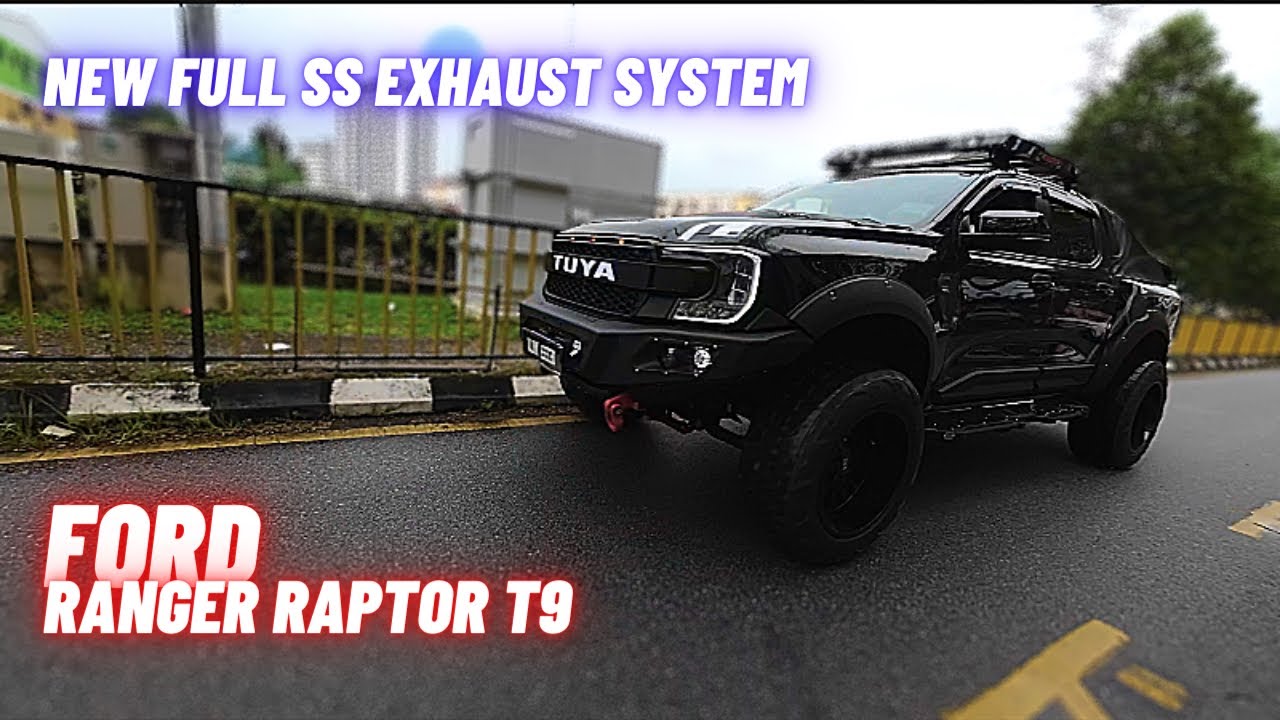 New Full SS Exhaust System | FORD RANGER RAPTOR T9 - YouTube