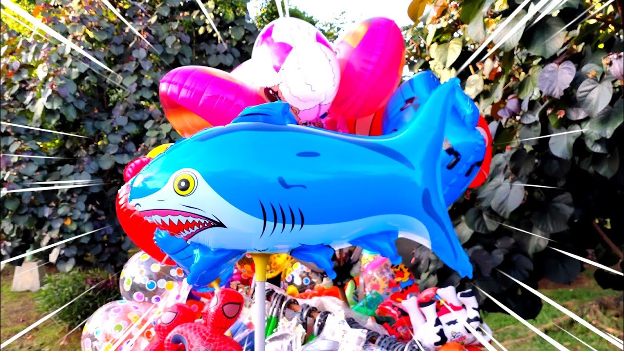 Balita Lucu Beli Balon karakter Ikan Balon Tayo dan Balon Unik Lainnya ...