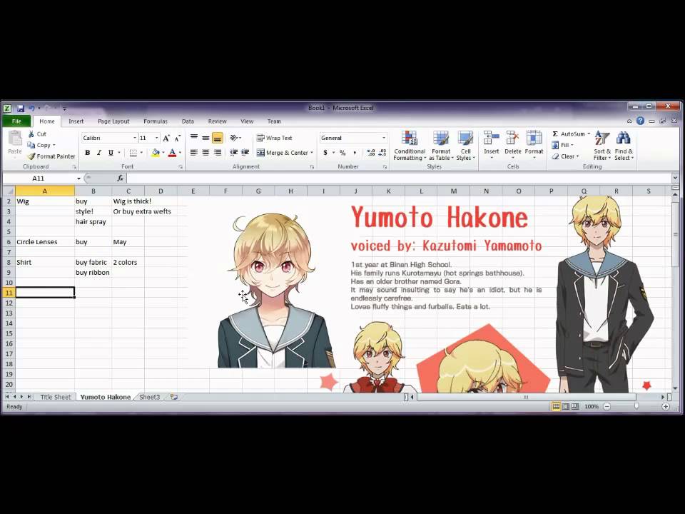 Tutorial :: Cosplay Planning - YouTube