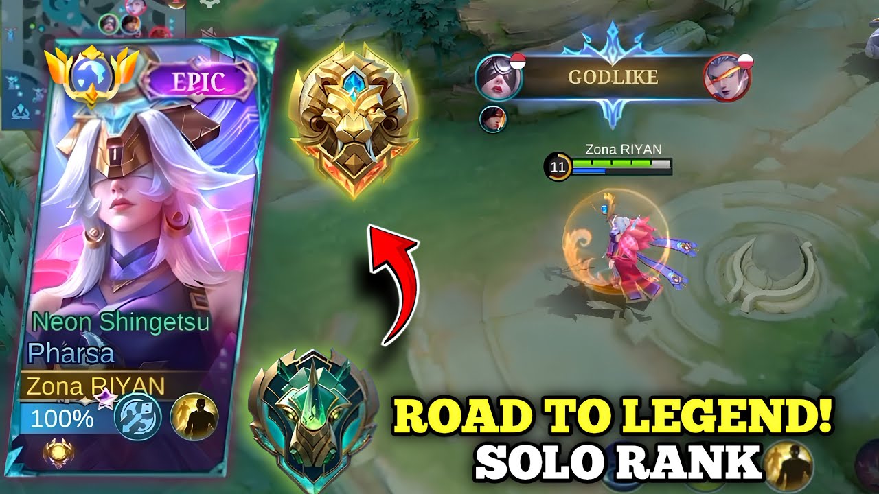 GAMEPLAY PHARSA ROAD TO LEGEND SOLO RANK IS REAL‼️BEST BUILD PHARSA ...
