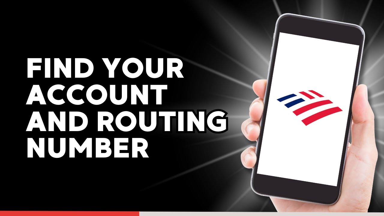 How to Find your Account and Routing Number on Bank of America App ...