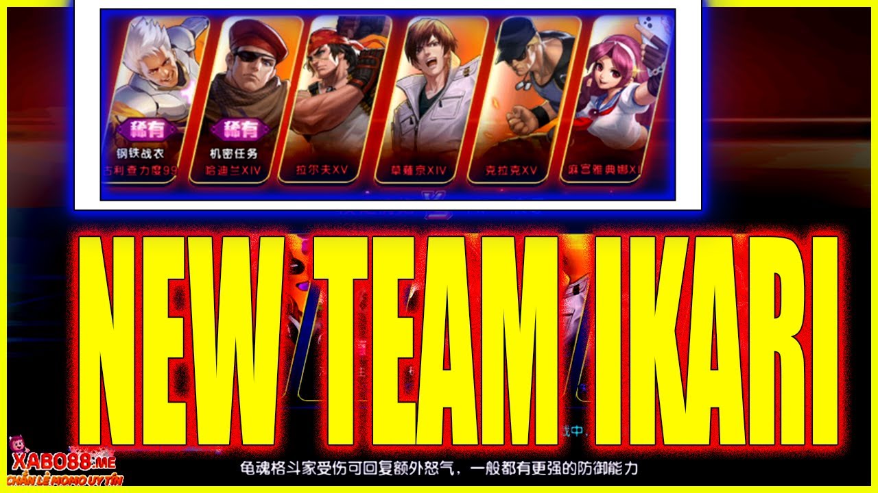 KOF98UMOL - NEW TEAM IKARI với 3 chàng trai quân đội H.entai XIV ...