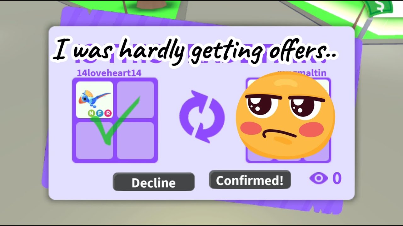 OOF 😪 I ACCEPTED THIS OFFER FOR NEON DIMORPHODON 😰 IT WAS SO HARD TO ...