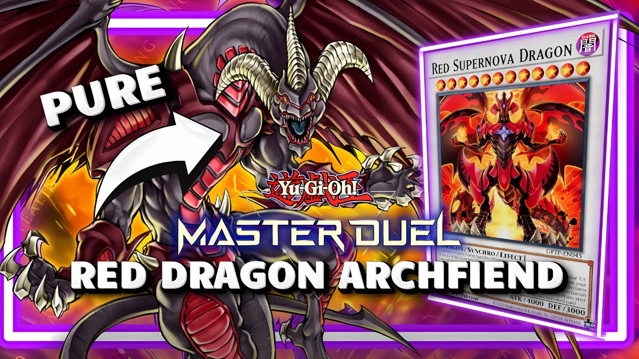 PURE RED DRAGON ARCHFIEND DECK: 40 CARD DECKLIST | YUGIOH MASTER DUEL ...